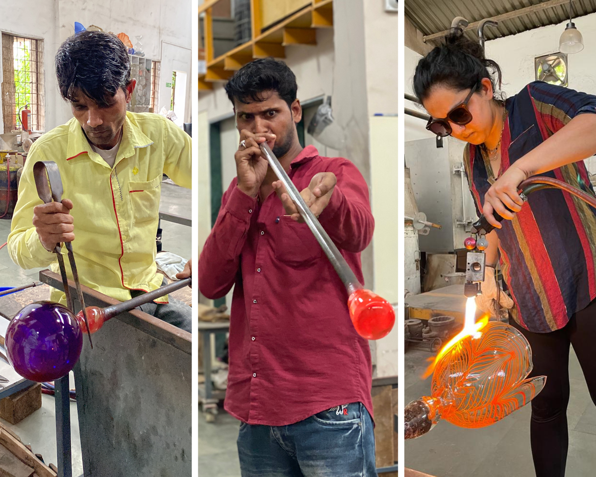The glassblowers of Mumbai: Arjun Rathi and Ismail Plumber’s Rural Modern is Mumbai’s first art ...